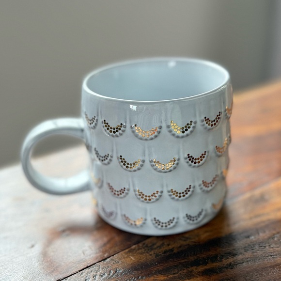 Starbucks | Dining | Starbucks Mermaid Scale Gold Mug | Poshmark
